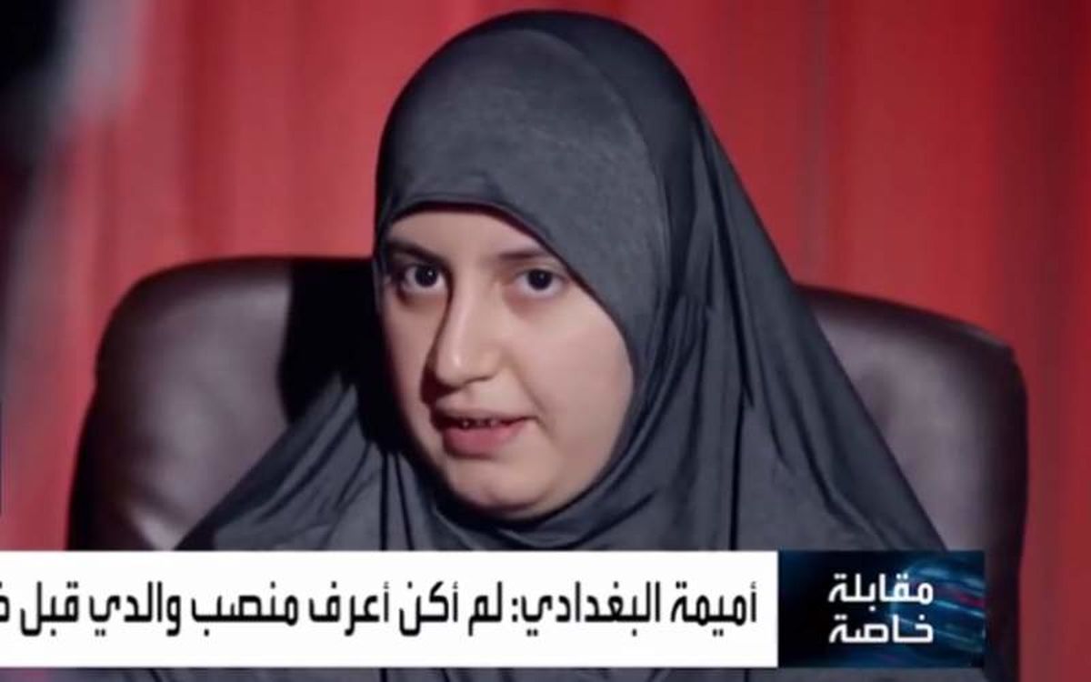 اعترافات شوکه کننده دختر ابوبکر بغدادیپدرم قرعه کشی جنسی داشت